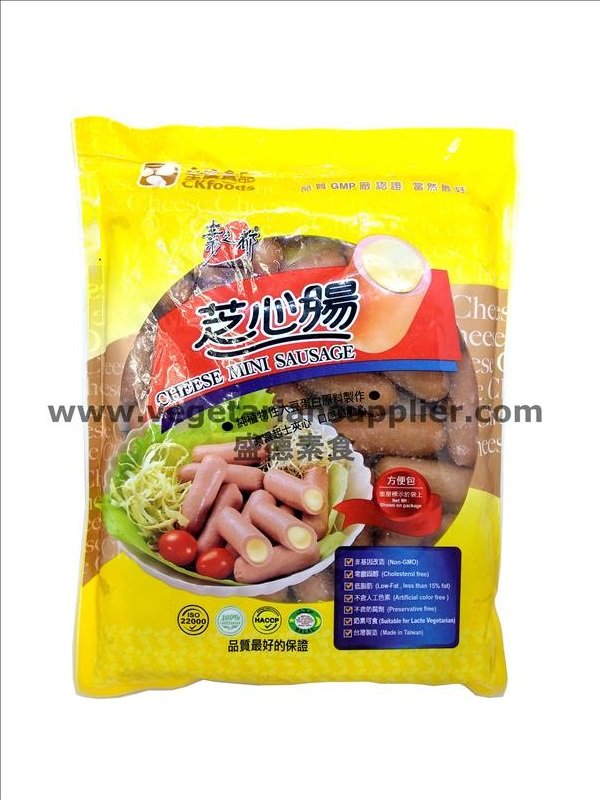 台芝心肠 CHEESE MINI SAUSAGE | Shing Tik Vegetarian 盛德素料