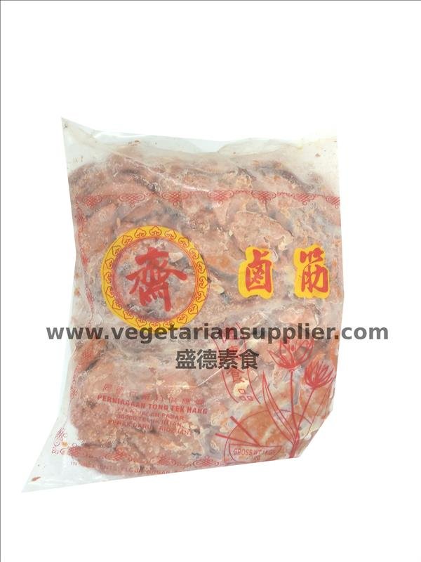 盛德-大豆片叉烧 SD BEAN CHAR SIU – Shing Tik Vegetarian 盛德素料